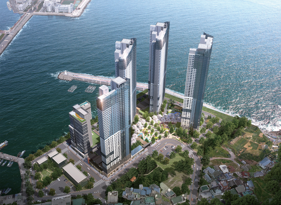 BUSAN | Busan Ocean City Prugio | 162m x 5 | 532ft x 5 | 49 fl x 5 ...
